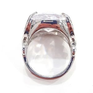 NV | Jewelry | Vintage Nv Nevada Silver Mine Big Cz Claw Ring | Poshmark